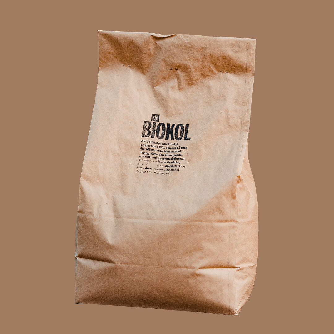 Prova framtidens lagringslösning med ETC Biokol | ETC Klimatbutik
